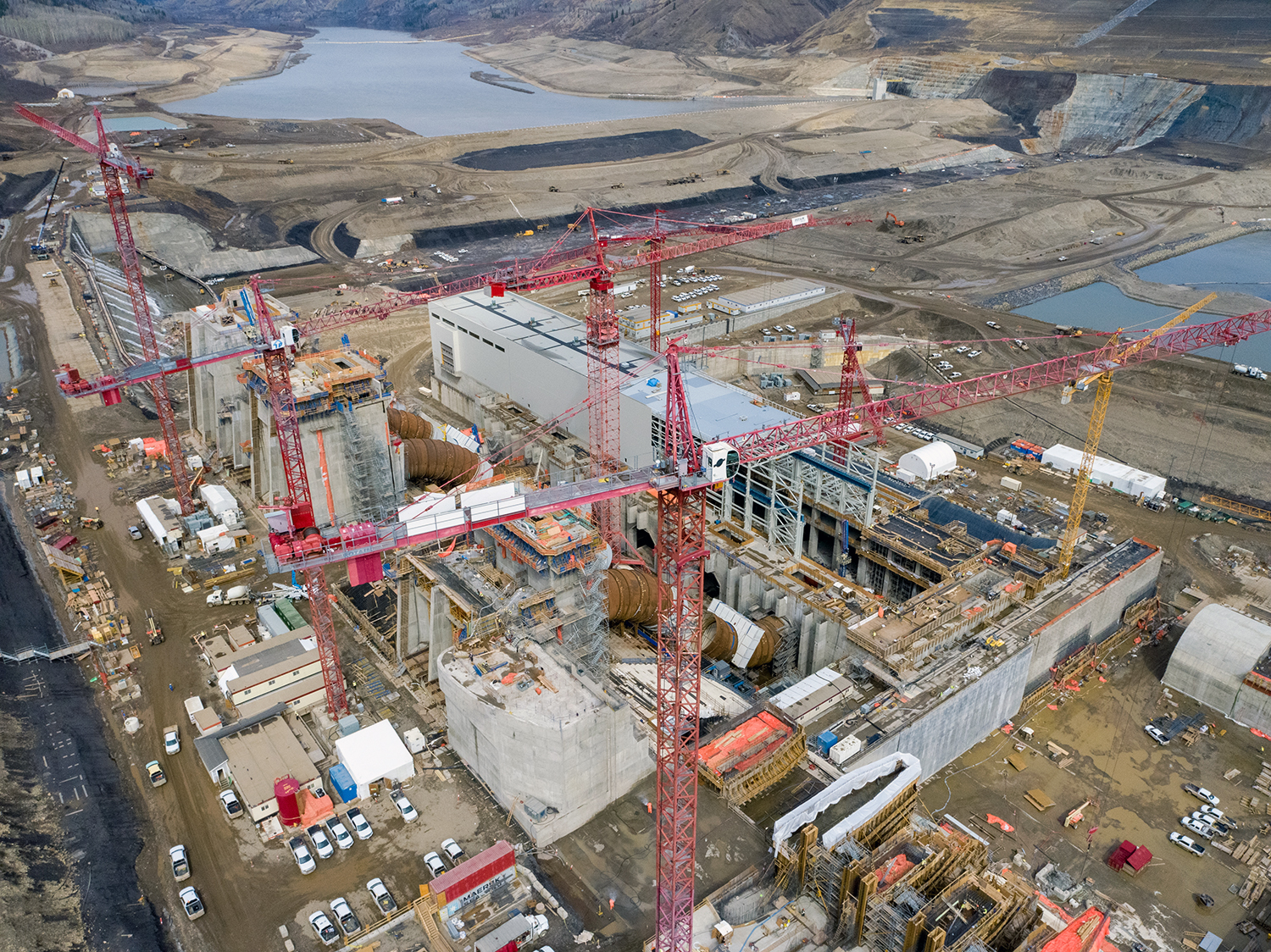 Dam construction 2021 | Site C